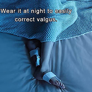 UGANI Hallux Valgus Corrector, Adjustable Bunion Splint with Silicone Inner Pad, Adjustable Bunion Splint for Bunion Relief with Knob Correction, Day Night Support