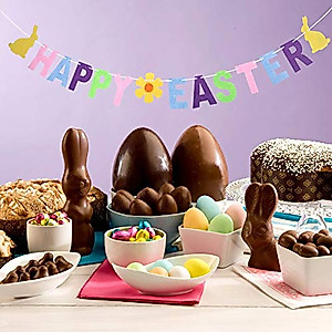 BinaryABC Happy Easter Banner Bunting Garland, Easter Decorations Party Favors Photo Prop