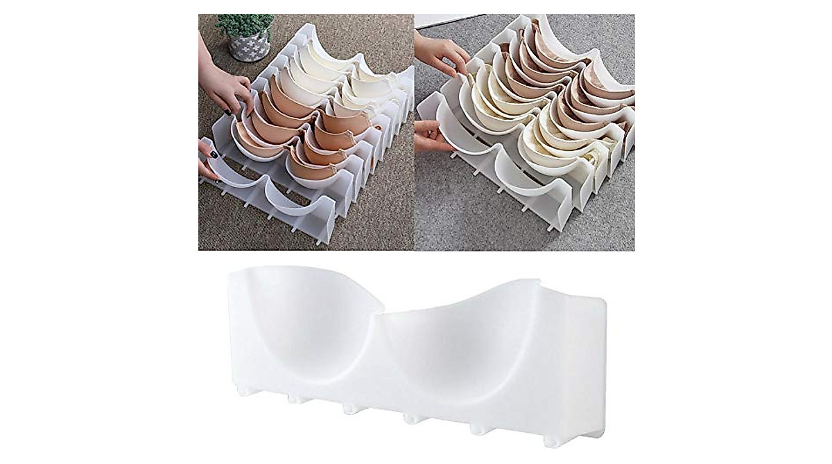 NewMoo 6Pcs Underwear Organizer - Stackable, Eco-Friendly & Modern