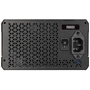 CORSAIR RM Series (2021), RM650, 650 Watt, 80 PLUS GOLD Certified, Fully Modular Power Supply