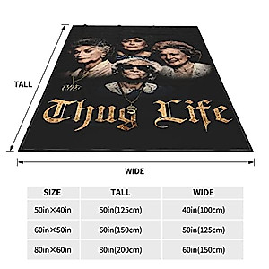 PPAIM Fleece Blankets Lightweight Plush Fuzzy Cozy Soft Throw Blanket for Bed Sofa Couch Travel Camping 60 inches x50 inches