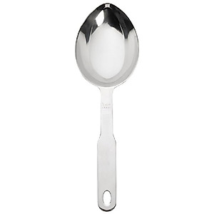 TrueCraftware- 1 Cup (240 ml) Heavy Duty Oval Measuring Spoon Stainless Steel- Measure Spoon for Baking & Cooking Dry and Liquid Ingredients Spoon Metal Measuring Cup Kitchen Gadget