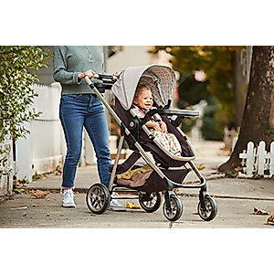 Safety 1st Deluxe Grow and Go Flex 8-in-1 Travel System, Weight Capacity from 4–35 lbs, Dunes Edge