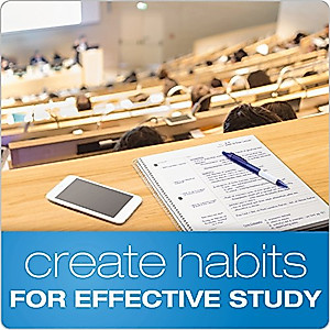 Oxford FocusNotes Note Taking System 1-Subject Notebook, 11 x 9 Inches, White, 100 Sheets (90223) - Black