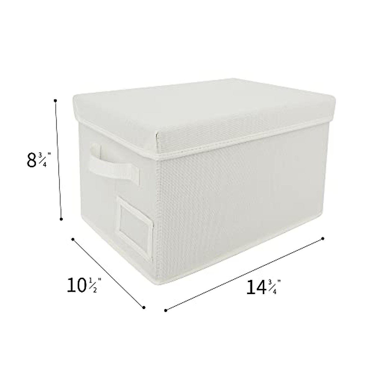 GRANNY SAYS Bundle of 3-Pack Clothing Storage Bins & 3-Pack Trapezoid Storage Bins for Wardrobe