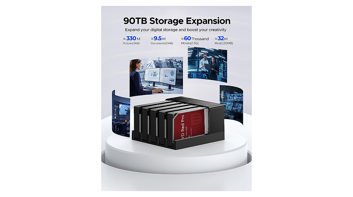 ORICO 5-Bay HDD Dock: Cloning & Storage Solution