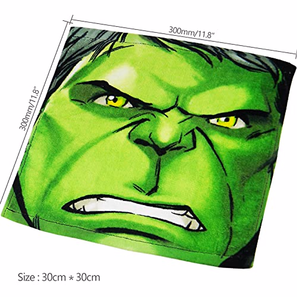 30 X 30cm Unisex One Size Incredible Hulk Cotton Towel Avengers Cartoon Face Cloth Towel