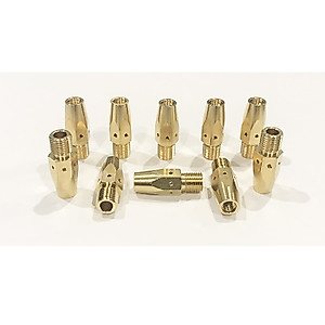 10-PK 169-728 Mig Gas Diffuser 169728 for Miller M-25/M-40 Hobart Welding Gun (10-PK 169-728)