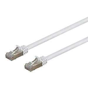 Monoprice Cat7 Ethernet Patch Cable - 3 feet - White| Flexboot RJ45 Stranded 600Mhz S/FeetP CMX Pure Bare Copper Wire 26AWG - Entegrade Series