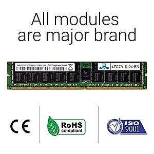 Brute Networks SNPDFK3YC/16G-BN - 16GB DDR4-2666Mhz 2RX8 ECC Registered RDIMM (Compatible with OEM PN# SNPDFK3YC/16G)
