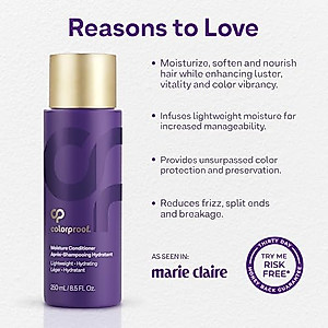 Colorproof Moisture Hair Conditioner 8.5FL. Oz. Nourishing and Moisturizing Conditioner, Mojito Mint Scent