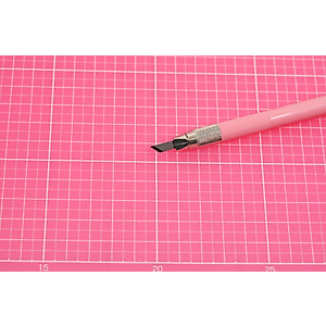 NT Cutter Resin Holder Art Knife, Pink Holder, 1 Knife (D-401P-P)