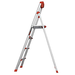 Little Giant Ladder Systems Flip N Lite 6 Foot 300 Pound Capacity Aluminum Lightweight Slim Stepladder Ladder