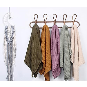 Kloovete 36” X 40” Inches Baby Waffle Weave Blanket, Ultra-Soft Receiving Blanket for Newborn, Breathable Swaddle Blanket for Boys and Girls Throw Blankets (Oat)