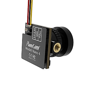 RunCam FPV Camera Nano 4 Mini Cam 800TVL 2.1mm Lens FOV 155 Degree CMOS PAL NTSC Switchable for RC FPV Racing Drone Quadcopter