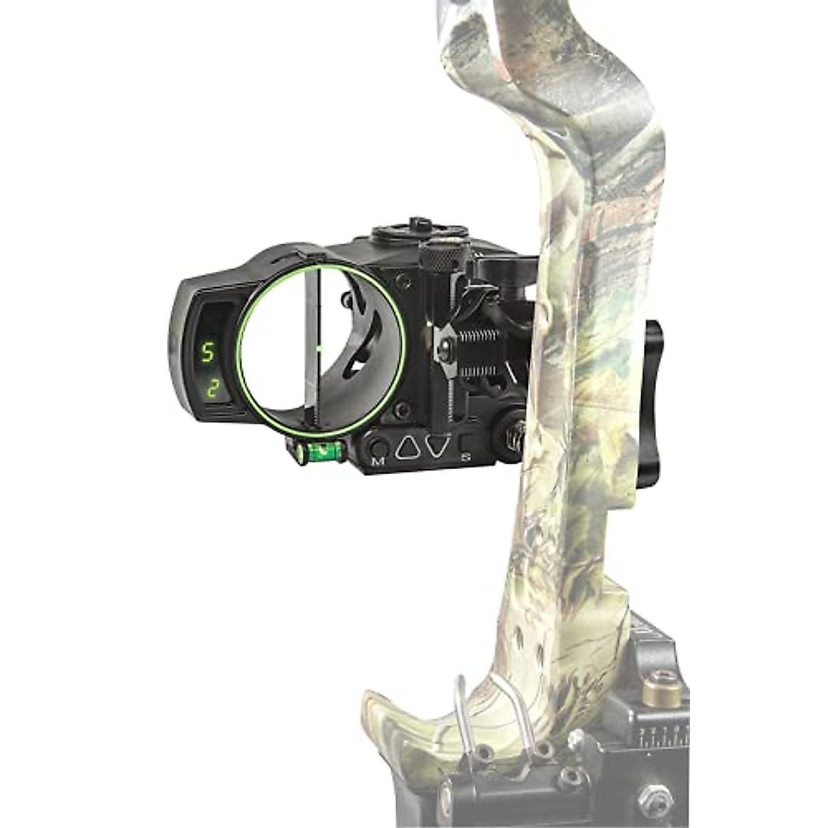 Burris Optics Oracle 2 Rangefinder Bow Sight, Built in Range Finder Measures Exact Distance, Calculates Perfect Aim/Drop Point, Adaptable Right or Left Handed Mount