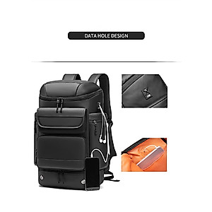 NC Men large capacity travel backpack ,50L waterproof hiking trekking Backpack With separate shoe bag ,17 inch Business Laptop Backpack