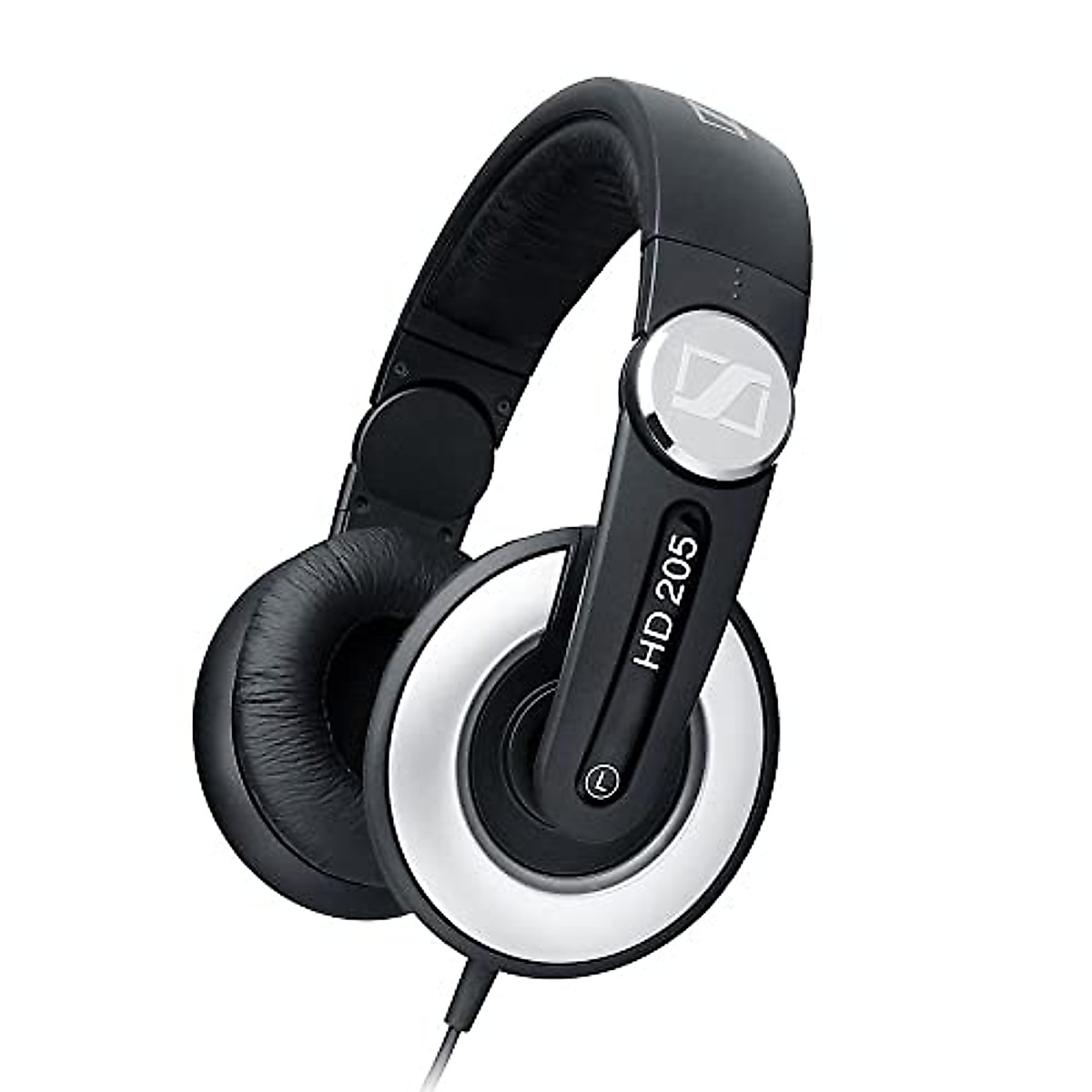 Sennheiser HD 205-II Studio Grade DJ Headphones (Black/Grey)