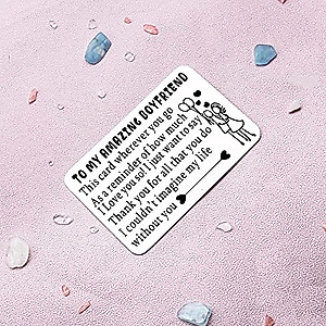 Iweca Valentine's Day for Men Women Adults Stockings Stuffer Teen Girls Boys Teenage Stockings Stuffer Husband Wallet Card Gift from Wife Christmas Gift for Men Women