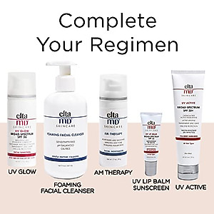 EltaMD UV Glow SPF 36 Sunscreen Moisturizer Face Lotion, Brightens and Hydrates for Glowy Skin, Broad Spectrum Mineral Face Sunscreen with Zinc Oxide, Non Greasy, Oil Free, 1.7 OZ Pump