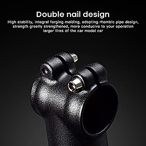 ZECHAO Mountain Bike Stem,7 Degree Bike Stem Handlebar Stem XC AM Road Bike Power 31.8mm*35-110mm Stem Bike Parts Bike Stem (Color : Black 1, Size : 35mm)