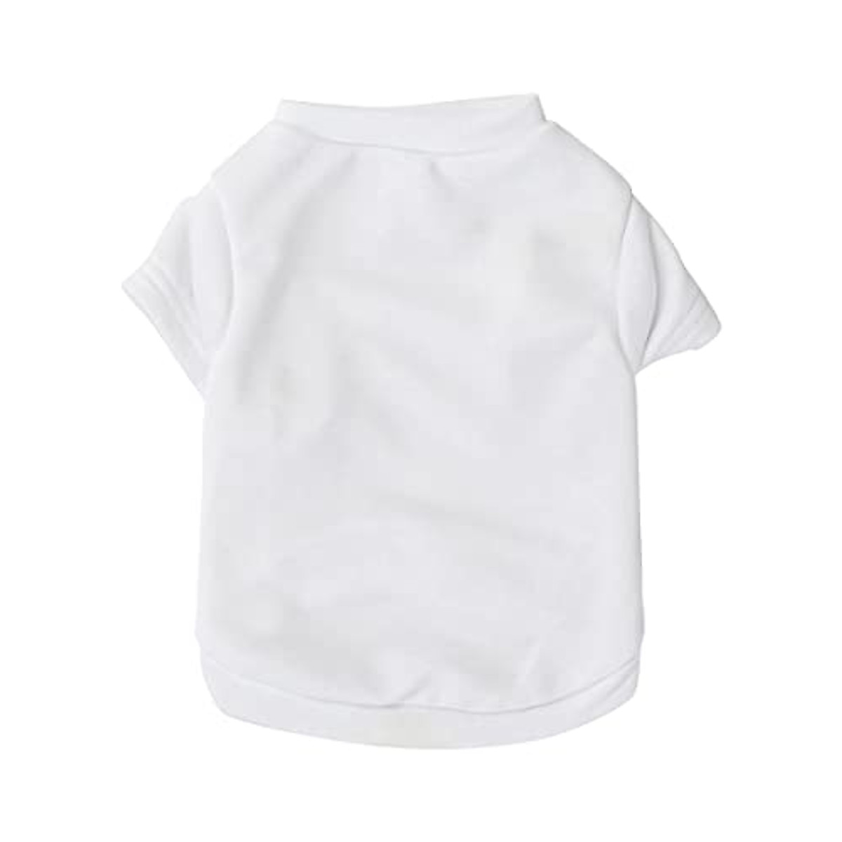 Craft Express Sublimation Blank Pet T-Shirt - Medium, Large, and Extra Large Size Shirts for Pets Ready to be Personalized - Set of 2 (Medium)