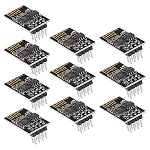 10 pcs ESP8266 ESP-01S WiFi Serial Transceiver Module with 1MB Flash for Arduino