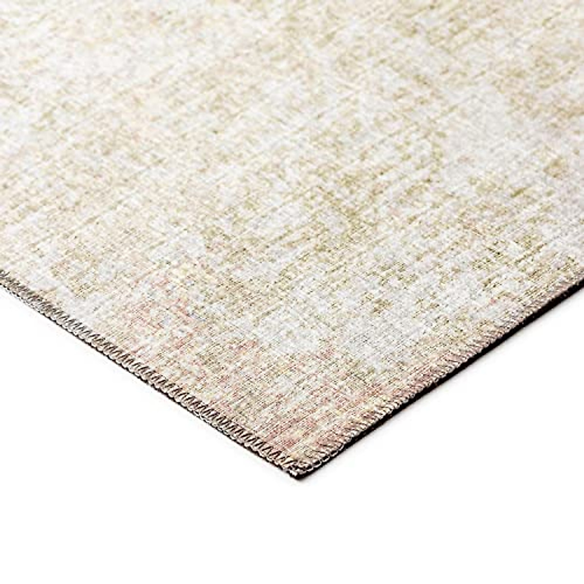 Addison Rugs Rylee ARY33 Beige Washable 1'8" x 2'6" Indoor Outdoor Area Rug, Easy Clean, Machine Washable, Non Shedding, Bedroom, Entry, Living Room, Dining Room, Kitchen, Patio Rug