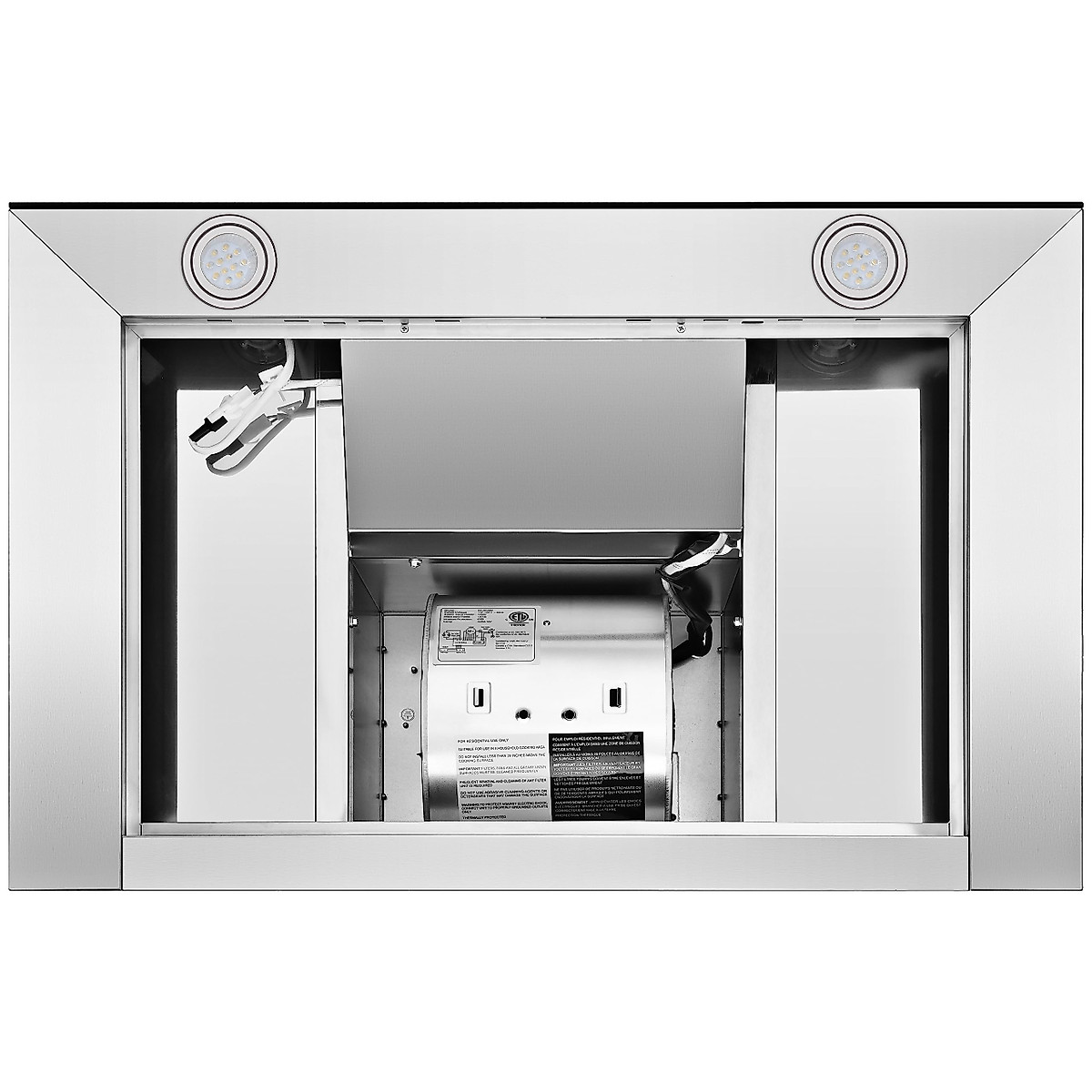 Blue Ocean 30" RHKE3 Stainless Steel Wall Mount Kitchen Range Hood | 760 CFM | LED Lights | PRO PERFORMANCE | LED Touch Panel w/Digital Clock | Ducted/Ductless Convertible Duct