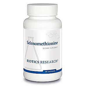 Biotics Research Selenomethionine – High Potency Selenium, Thyroid Gland Function, DNA Production, Cognitive Health, Potent Antioxidant. 90 Capsules