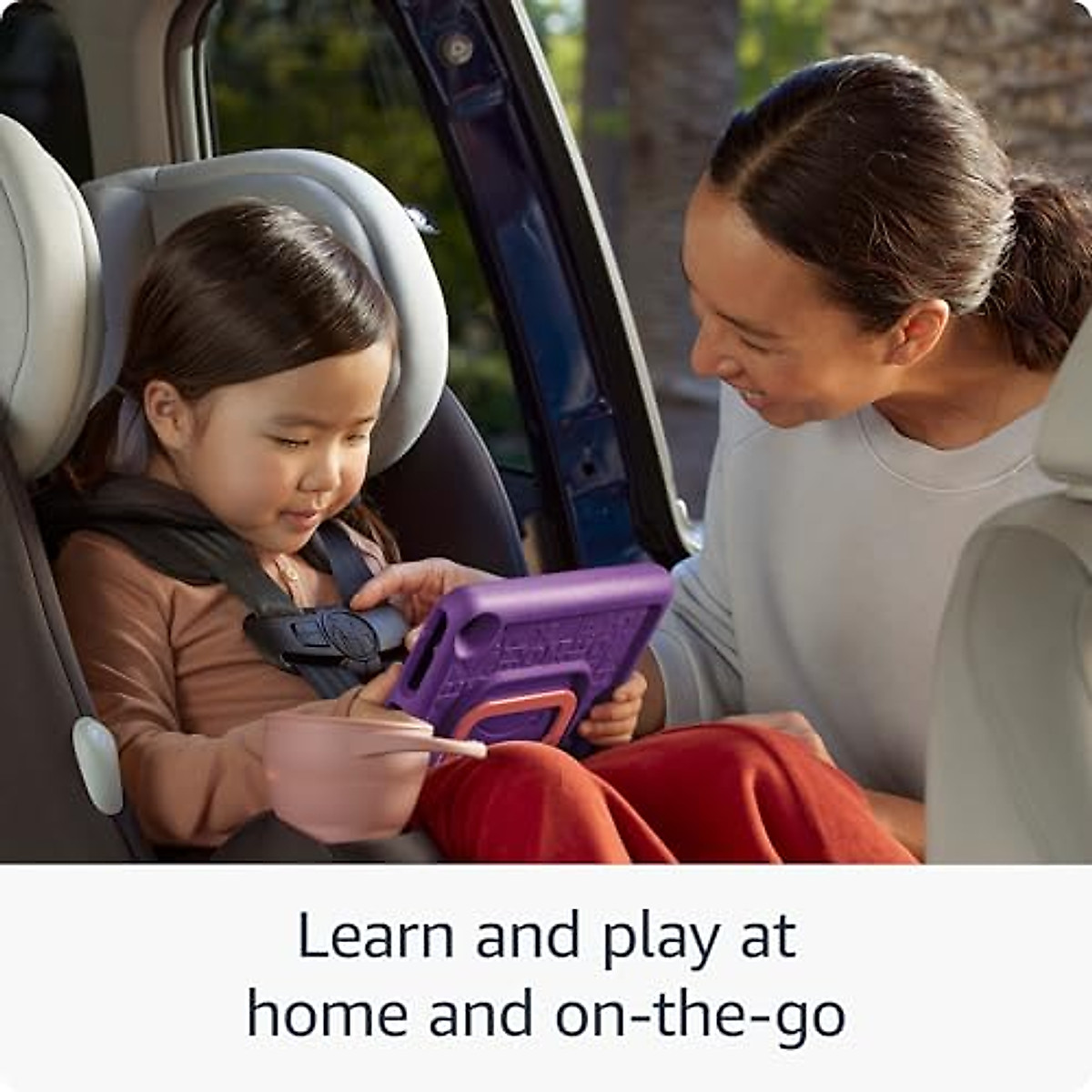 New Amazon Fire HD 8 Kids tablet, ages 3-7. With bright 8" HD screen. Includes ad-free and exclusive content, parental controls and 13-hr battery, 32GB, Blue, (2024 release)