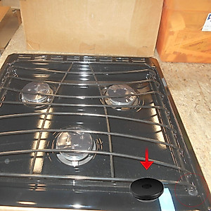 071129 RV Stove Parts Grommets Replacement for Suburban Stove Top Grate Magic Chef Grate Grommets Kit 525004 Suburban Camper Motorhome Rubber Foot Pad for RV Range Grate Durable Rubber Feet 12Pcs