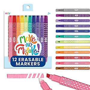 OOLY Make No Mistake Erasable Markers, Set of 12