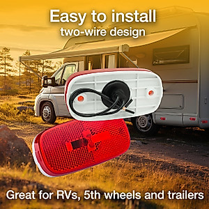 Lumitronics RV Clearance Marker Light (Red)