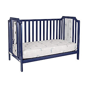 Suite Bebe Celeste 3 in 1 Convertible Island Crib Wood and Acrylic, Navy Blue