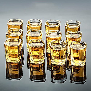 Yajuyi Beer Glass Tray Wooden for Bar Storage Serving Pub Cocktail Drinks Cup Stand Organizer for Party Beer Tray Holder Glass Holder Tray, 6 Holes with Cups