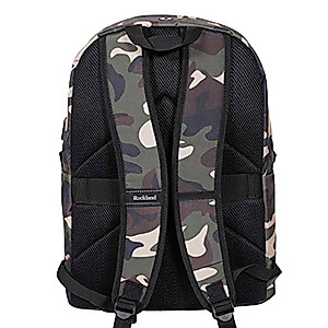 Rockland Classic Laptop Backpack, Camo, Large