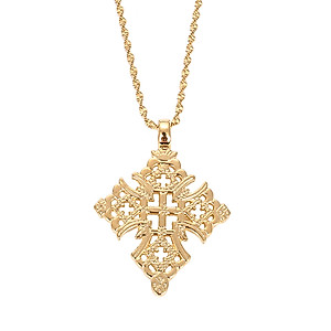 Ethiopia Coin Necklace for Women Men Gold Color Ethiopian Jewelry African Ethnic Gift