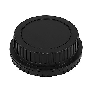 Haoge Camera Body Cap and Rear Lens Cap Cover Kit for Canon EOS EF EF-S EFS Mount Camera Lens Such as Rebel XT XTi XS XSi T1i T2i T3 T3i T4i T5 T5i T6 T6i T6s T7 T7i SL1 SL2 SL3