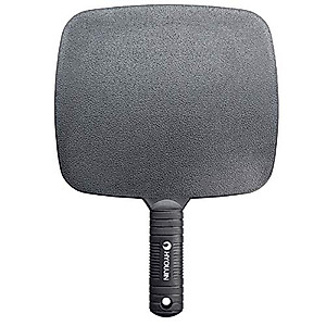 HYOUJIN Hand Mirror Handheld Mirror Hand Held Mirror Big Mirrors(7.9" x 12.2") Portable Hand Mirrors with Handle for Barber,Shower,Haircut, Hairdressers,Salon for Women Men Black