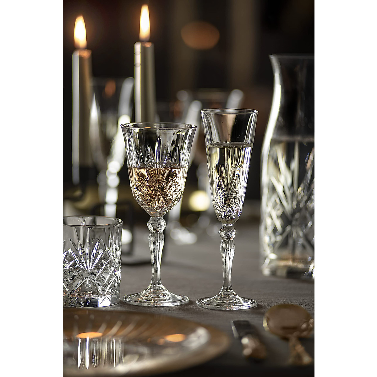 Barski Liquor Glass - Stemmed Glasses - Set of 6 Glasses - Crystal Glass - Designed - Use it for - Sherry - Shot - Vodka - Liquor - Cordial - Each Glass is 1.75 oz Made in Europe