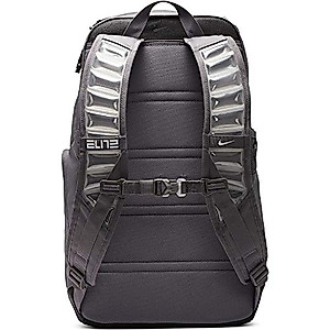 Nike Elite Pro Basketball Backpack BA6164 One Size (GUNSMOKE/BLACK/WHITE)