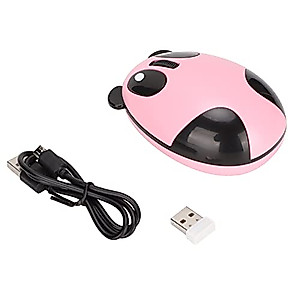 Sanpyl 2.4G Wireless Mouse with Receiver ，1200DPI 3 Buttons USB Port Plug and Play Optical Engine ABS Material Ergonomic Design Mouse for Office