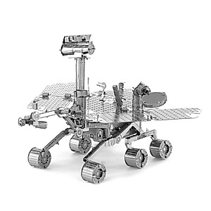 Fascinations Metal Earth Space Metal Model Kits Set of 4 - Hubble Telescope - Apollo Lunar Rover - Apollo Lunar Module - Mars Rover