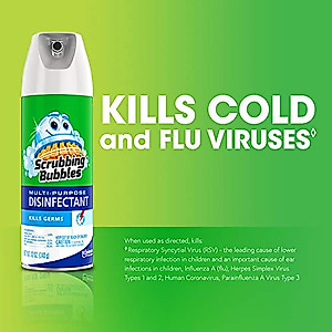 Scrubbing Bubbles Multi-Purpose Disinfectant Spray, 12 oz (Pack of 3)