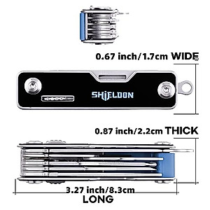 SHIELDON Lileep Multitool Knife, Swiss Style Army Pocket Knife, All in One Tool for Every Day Carry Use