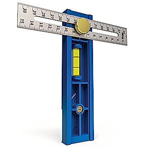Kreg KMA2900 Multi-Mark Multi-Purpose Marking & Measuring Tool, Alloy Steel - Measuring Tools for Woodworking - Measurement Tool - Carpentry Tools & Accessories