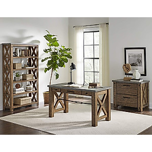 Martin Furniture IMJA384 54” Writing Desk, Brown