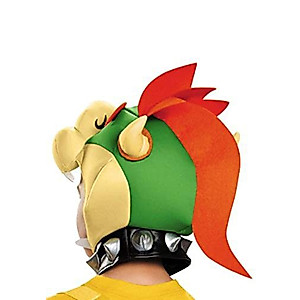 Disguise Men's Bowser Headpiece Costume Accessory - Adult, Multi, One Size