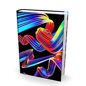 Book Sox Stretchable Book Cover: 6 Print Value Pack. Fits Most Hardcover Textbooks up to 9 x 11. Adhesive-Free, Nylon Fabric School Book Protector Easy to Put On Jacket wash Re-use (Ultra Print2020)